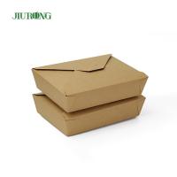 China Kraft Biodegradable Paper Container BOPS HIPS Sushi Takeaway Packaging for sale