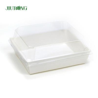 China F Flute Recycled Kraft Paper Burger Container 30000pcs MOQ Custom Logo for sale