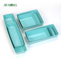 China SGS Certified CMYK Kraft Disposable Food Containers 7 Sizes Eco Friendly for sale