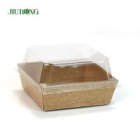 China Oilproof Corrugated Biodegradable Paper Container 135mm Length For Donuts for sale