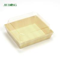 China Recycled Biodegradable Paper Sushi Tray 180mm Food Grade Eco Friendly Container for sale