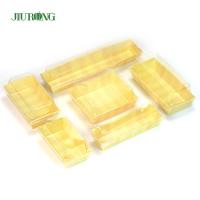 China Recycled Biodegradable Paper Sushi Tray 180mm Food Grade Eco Friendly Container for sale