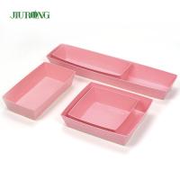 China F Flute Biodegradable Kraft Paper Container 140mm Length for Fast Food Shop for sale