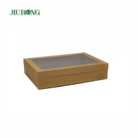 China Eco Friendly Biodegradable Food Delivery Containers 900ml Kraft Paper for sale