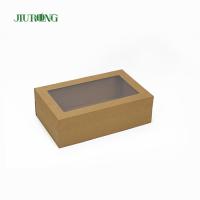 China Single Window Biodegradable Takeaway Food Containers Eco Friendly 2100ml for sale
