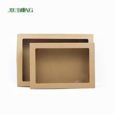 China Biodegradable Eco Friendly Takeaway Paper Lunch Box 500ml to 2100ml Food Grade for sale