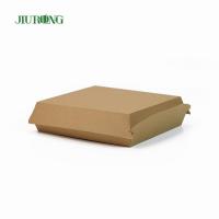 China Biodegradable Eco Friendly Takeaway Packaging 1600ml Kraft Paper for sale