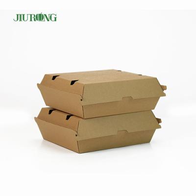 China 700ml Eco Friendly Kraft Paper Takeaway Box Food Grade Greaseproof for sale