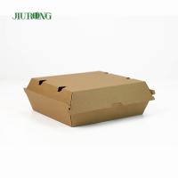China 700ml Eco Friendly Kraft Paper Takeaway Box Food Grade Greaseproof for sale