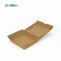 China 700ml Eco Friendly Kraft Paper Takeaway Box Food Grade Greaseproof for sale