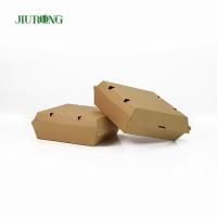 China 700ml Eco Friendly Kraft Paper Takeaway Box Food Grade Greaseproof for sale