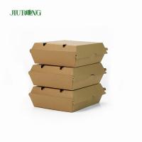 China 700ml Eco Friendly Kraft Paper Takeaway Box Food Grade Greaseproof for sale