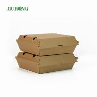 China Eco Friendly Single Tongue Kraft Paper Takeaway Box 1600ml Recyclable Food Packaging for sale