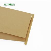 China Eco Friendly Biodegradable Kraft Paper Bag with Window 280x280x150mm Custom Size for sale