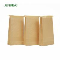 China Eco Friendly Biodegradable Kraft Paper Bag with Window 280x280x150mm Custom Size for sale
