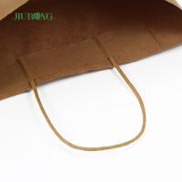 China Take Away SOS Kraft Biodegradable Paper Bag Recyclable BSCI approved for sale