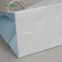 China Waterproof Biodegradable custom kraft paper bags Eco friendly 320mm for sale