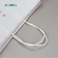 China Custom Logo Biodegradable Kraft Paper Bags 305mm Height Eco Friendly Takeaway for sale
