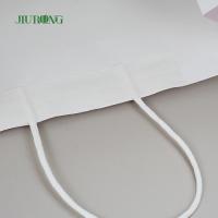 China Custom Logo Biodegradable Kraft Paper Bags 305mm Height Eco Friendly Takeaway for sale
