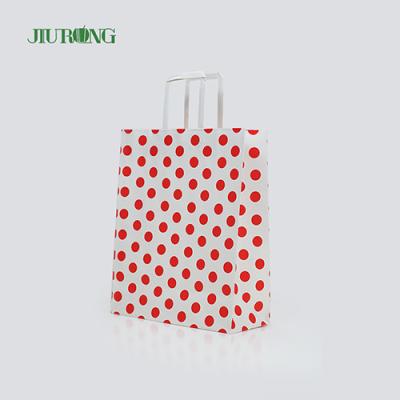 China Brown Biodegradable Newspaper Bags Environmentally Friendly 280mm Width for sale