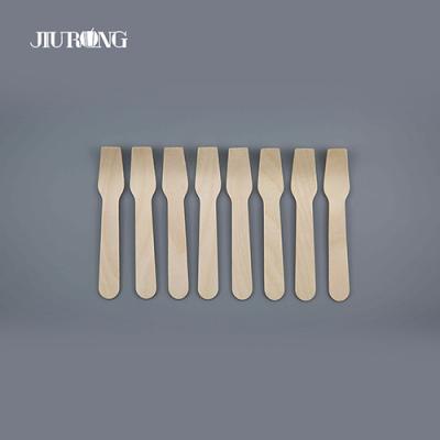 China Custom Biodegradable Disposable Cutlery Wooden Compostable Flatware 140mm for sale