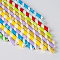 China Smooth 5mm Biodegradable Paper Straw Eco Friendly for sale