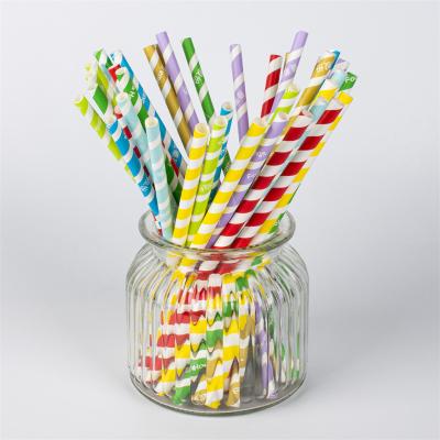 China Smooth 5mm Biodegradable Paper Straw Eco Friendly for sale