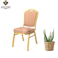 China Banquet Chairs Stackable Moulded Foam 20*20*1.0mm Iron Frame for sale