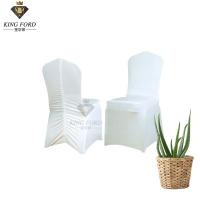 China Microfiber White Spandex Banquet Dining Chair Covers SGS ISO for sale