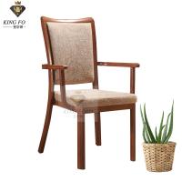 China Aluminum Frame Modern Stackable Dining Chair NO Folded SGS ISO for sale