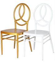 China Stacking Outdoor Powder Coating Metal Wedding Chiavari Chair 4.5kg for sale