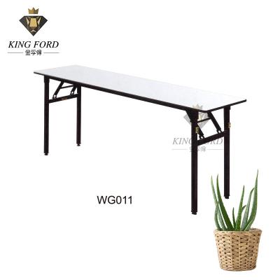 China PVC Surface Rectangular Hotel Banquet Table 120*45*75CM for sale