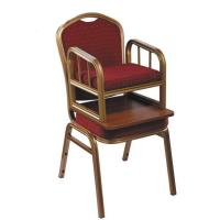 China Commercial Banquet Kids Chairs  Iron Or Aluminum Frame Gold Color for sale