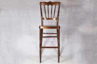 China Commercial Furniture 25*1.0cm Aluminum Natural Chiavari Chair Spray Painting for sale