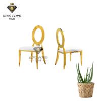 China Golden 201 Dining Chairs With Stainless Steel Legs 6.5kg for sale