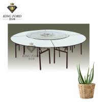 China OEM ODM Hotel Banquet Table 30*30*1.2mm Iron Powder Coated Dining Table for sale