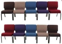 China 25*25*1.2mm Moulded Foam Seat Stacking Church Chair 7kgs for sale