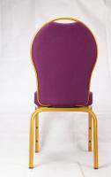 China Stacking Flexible Banquet Chair Iron Or Aluminum Matel  Moulded Foam for sale
