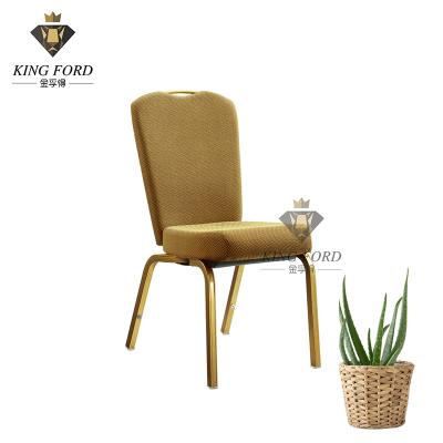 China 2.0mm Tube Shaking Back Hotel Stackable Banquet Chair Powder Coating for sale