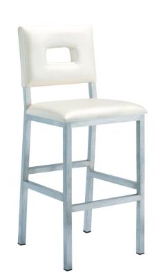 China Easy Clean PU Surface Bar Stools With Backs With Backs 9.5kg for sale