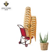 China 9kgs Restaurant Banqueting Chair Trolley For Stacking Chairs for sale