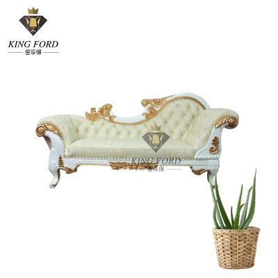 China Waterproof Fireproof King Chair Sofa Royal Furniture H105*L75*W215cm High Density Cutting Foam for sale