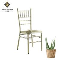 China 20*1.0MM Tube Gold Iron Aluminum Chiavari Banquet Chairs for sale