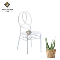 China Aluminum Alloy Iron Restaurant Wedding Chiavari Chair With 6cm Seat for sale