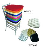 China Aluminum Alloy Iron Restaurant Wedding Chiavari Chair With 6cm Seat for sale