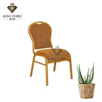 China 6cm Moulded Foam Seat Dining Stackable Banquet Chair SGS ISO for sale