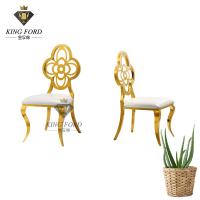 China Living Room 1.0mm Wedding Stainless Steel Chair 490*540*1030mm for sale