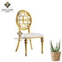 China Customized Seat Stainless Steel Garden Chairs SS Dining Chair 7kg for sale