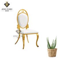 China OEM Leather Seat 201 Stainless Steel Chair For Dining Table for sale