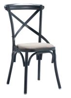 China New Coming Cross Back Metal Chair for sale